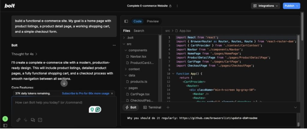 What is Bolt.new AI: Comprehensive Review by A Pro Vibe Coder